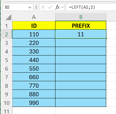Extract FIRST 2 Characters in Excel: A Step-by-Step Guide – Excel tutorials