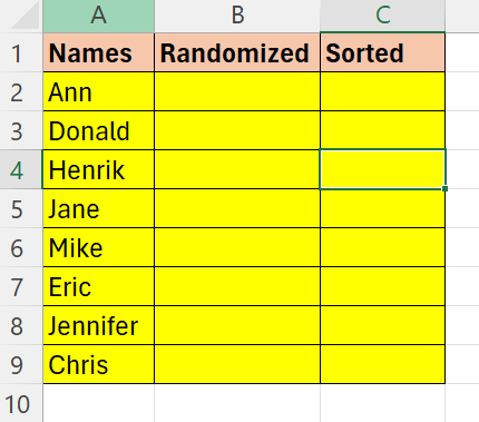 Shuffle Lists in Excel: A Step-by-Step Guide – Excel tutorials