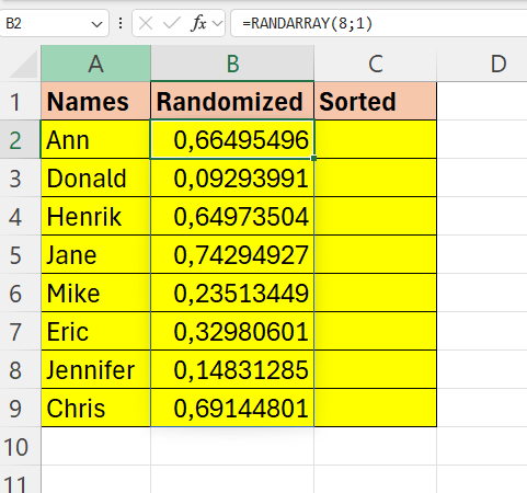 Shuffle Lists in Excel: A Step-by-Step Guide – Excel tutorials