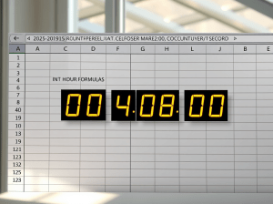 EXCEL countdown timer – Excel tutorials