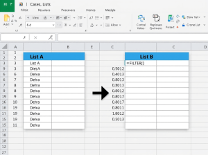 EXCEL – Extract common values – Excel tutorials