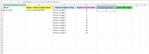 Extract first digit from string – Excel tutorials