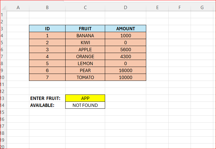 SEARCH IF VALUE EXIST – #N/A – Excel tutorials