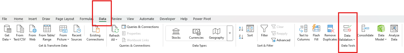 Data validation in Excel – Excel tutorials